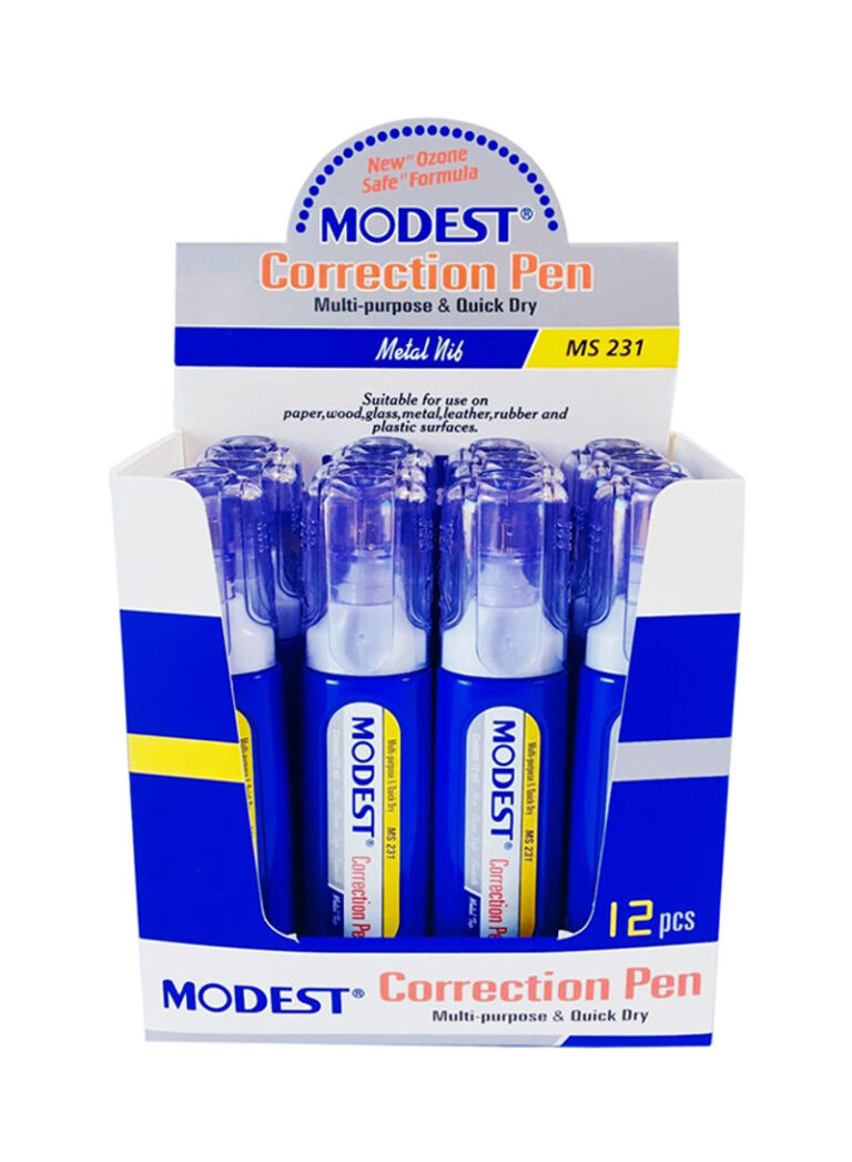 MODEST Correction Pen 10ml - Box of 12 - Pentoink
